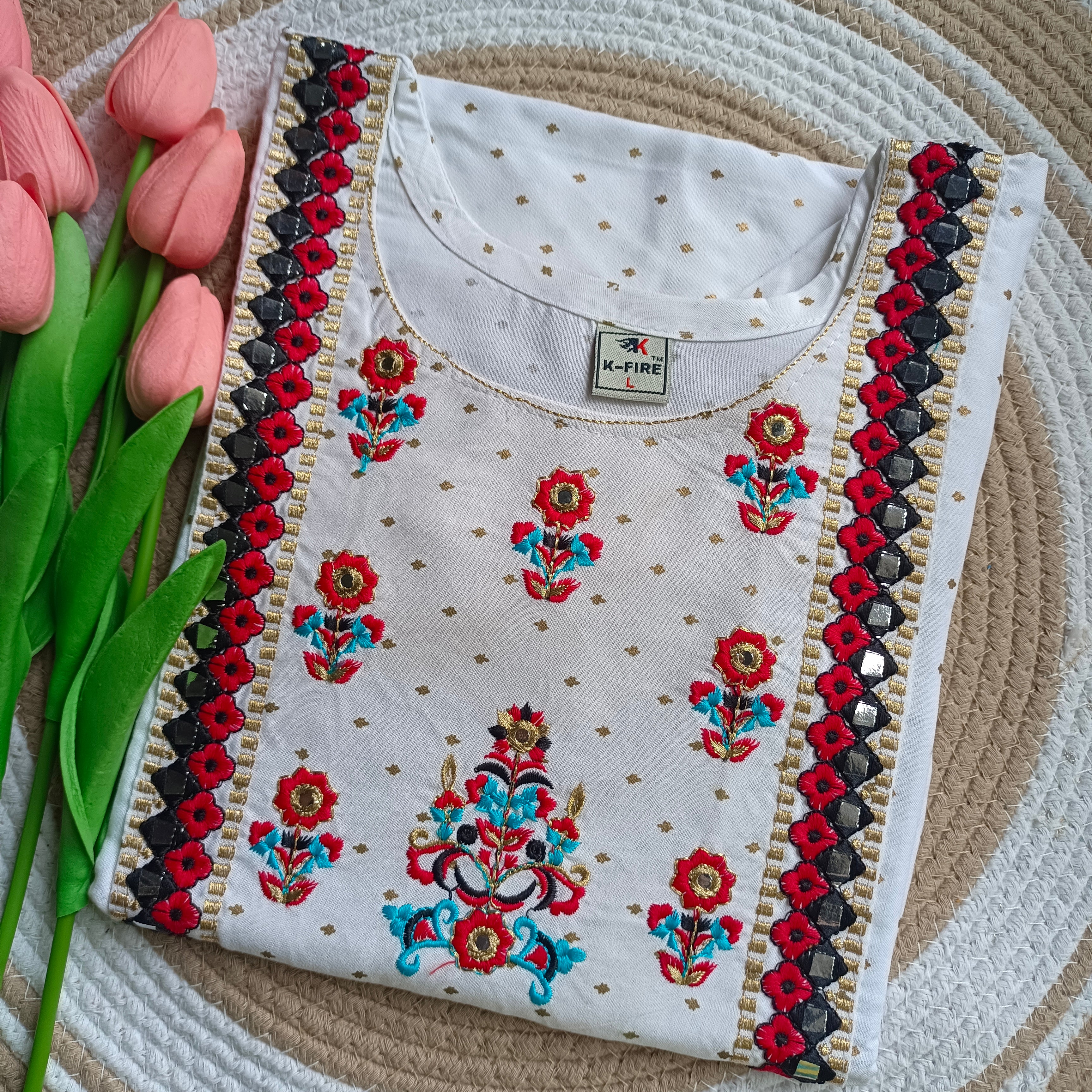 Side Open Kurti – Nylaa Crafts