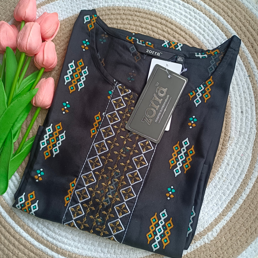 Zorra Branded Side Open Kurti – Nylaa Crafts
